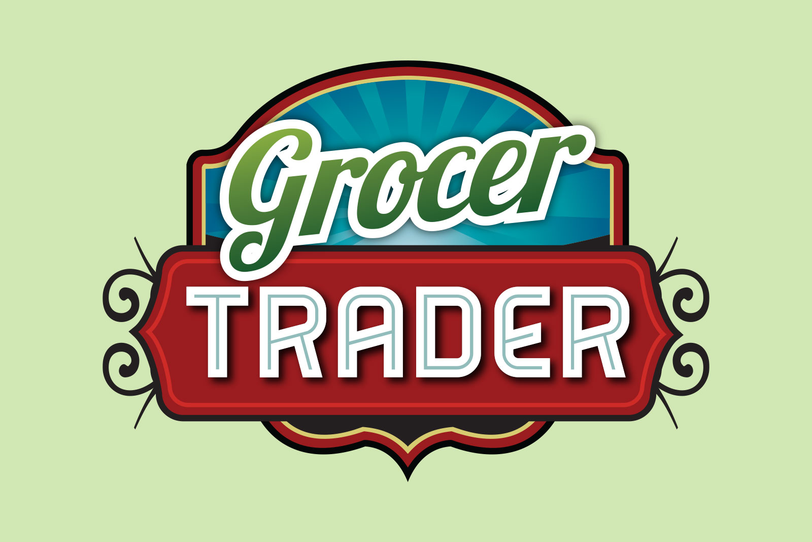 Grocer Trader Logo | Alex E Pasieka